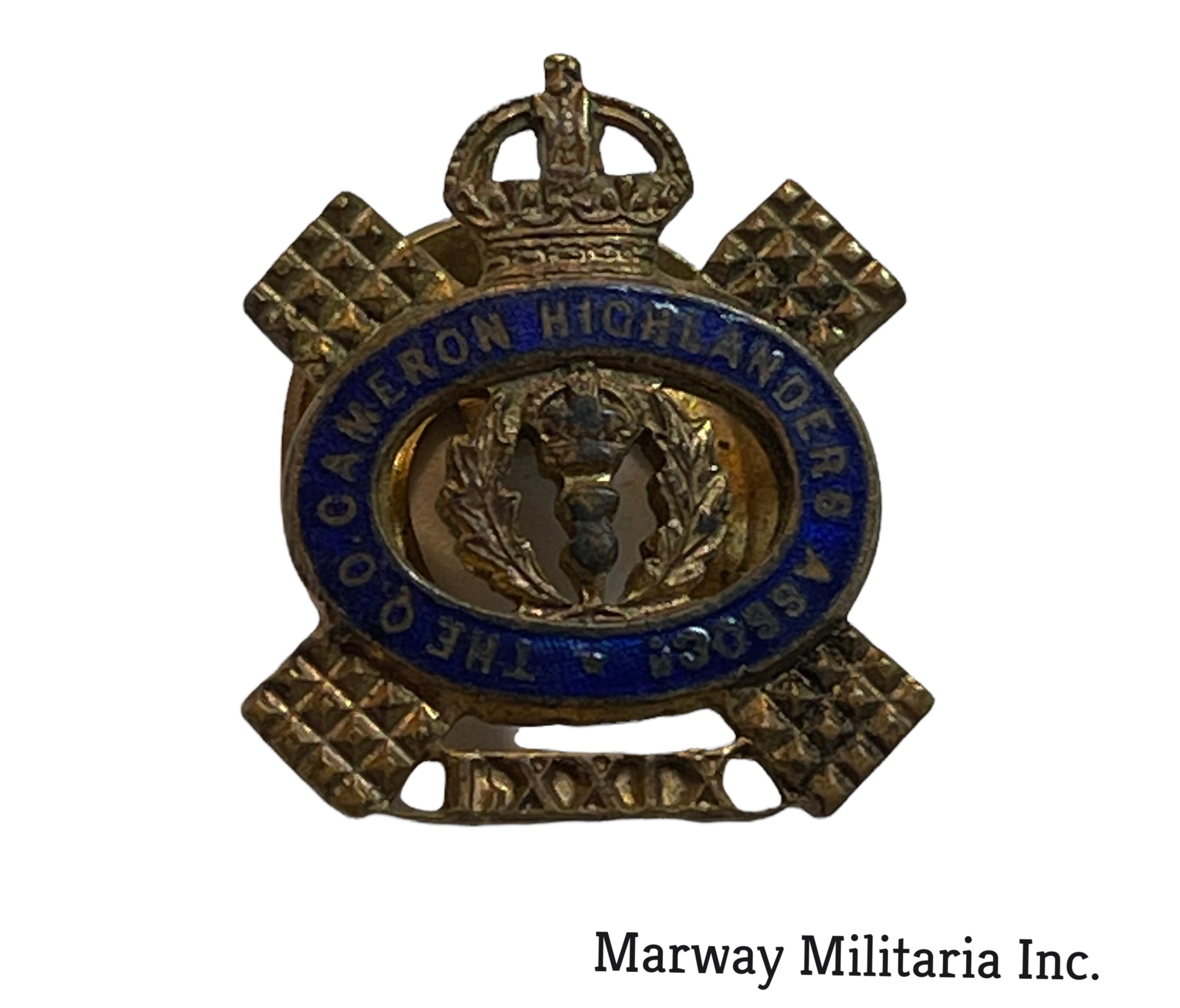 The Queen's Own Cameron Highlanders Association Scottish Regimental Ba ...