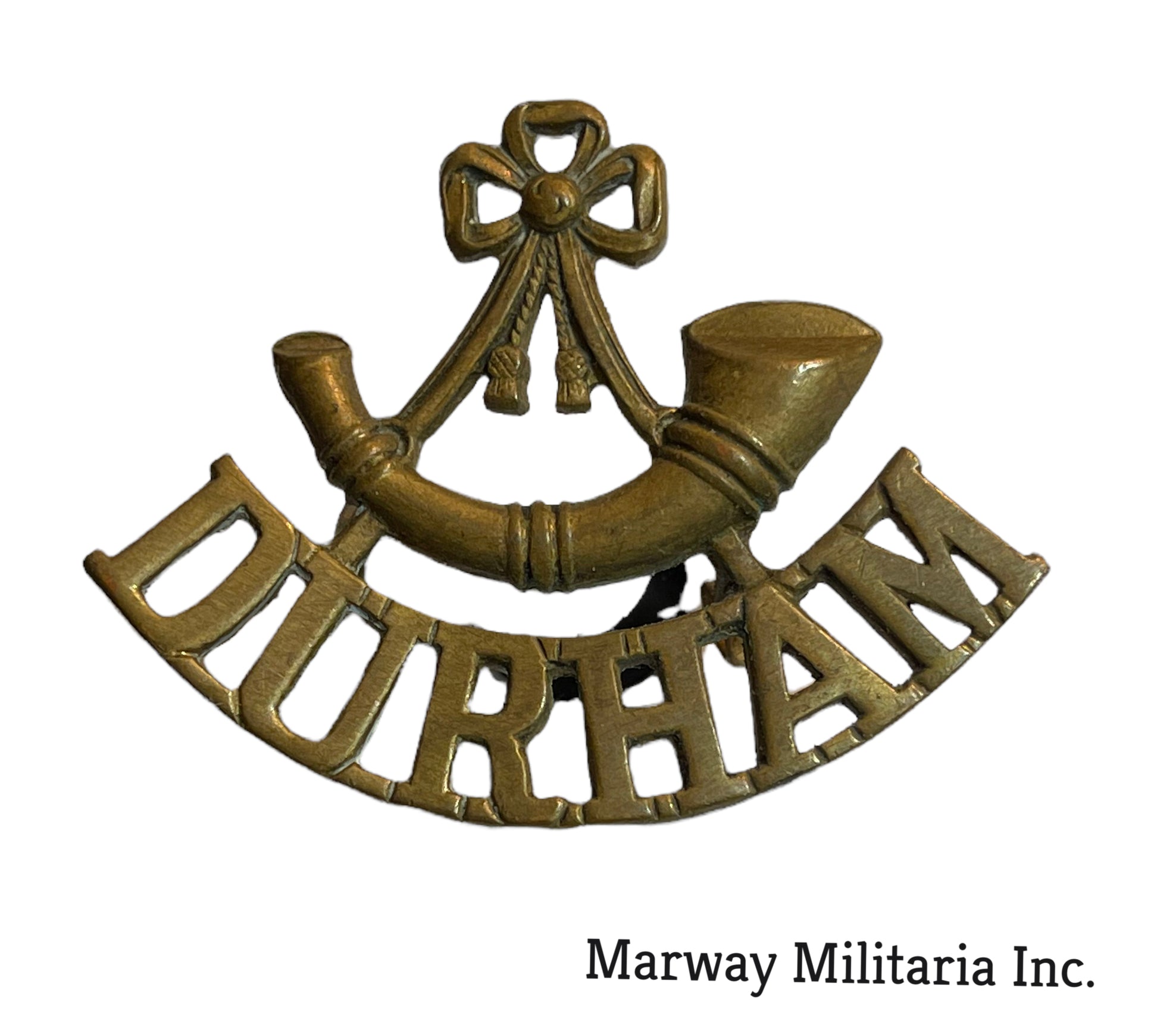 British DLI Durham Light Infantry Shoulder Title Badge – Marway ...