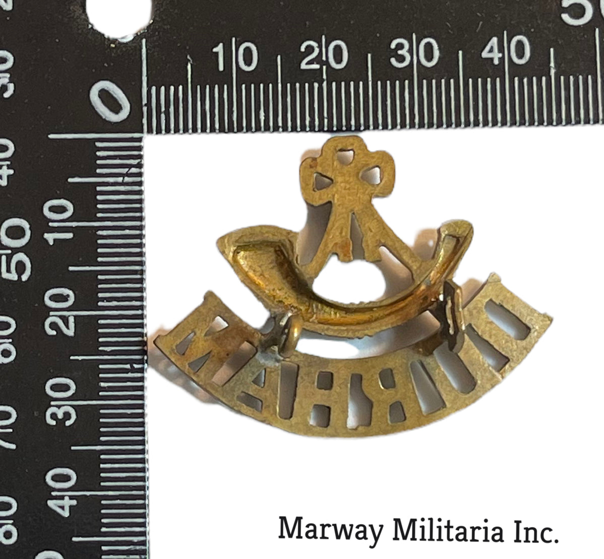 British DLI Durham Light Infantry Shoulder Title Badge – Marway ...