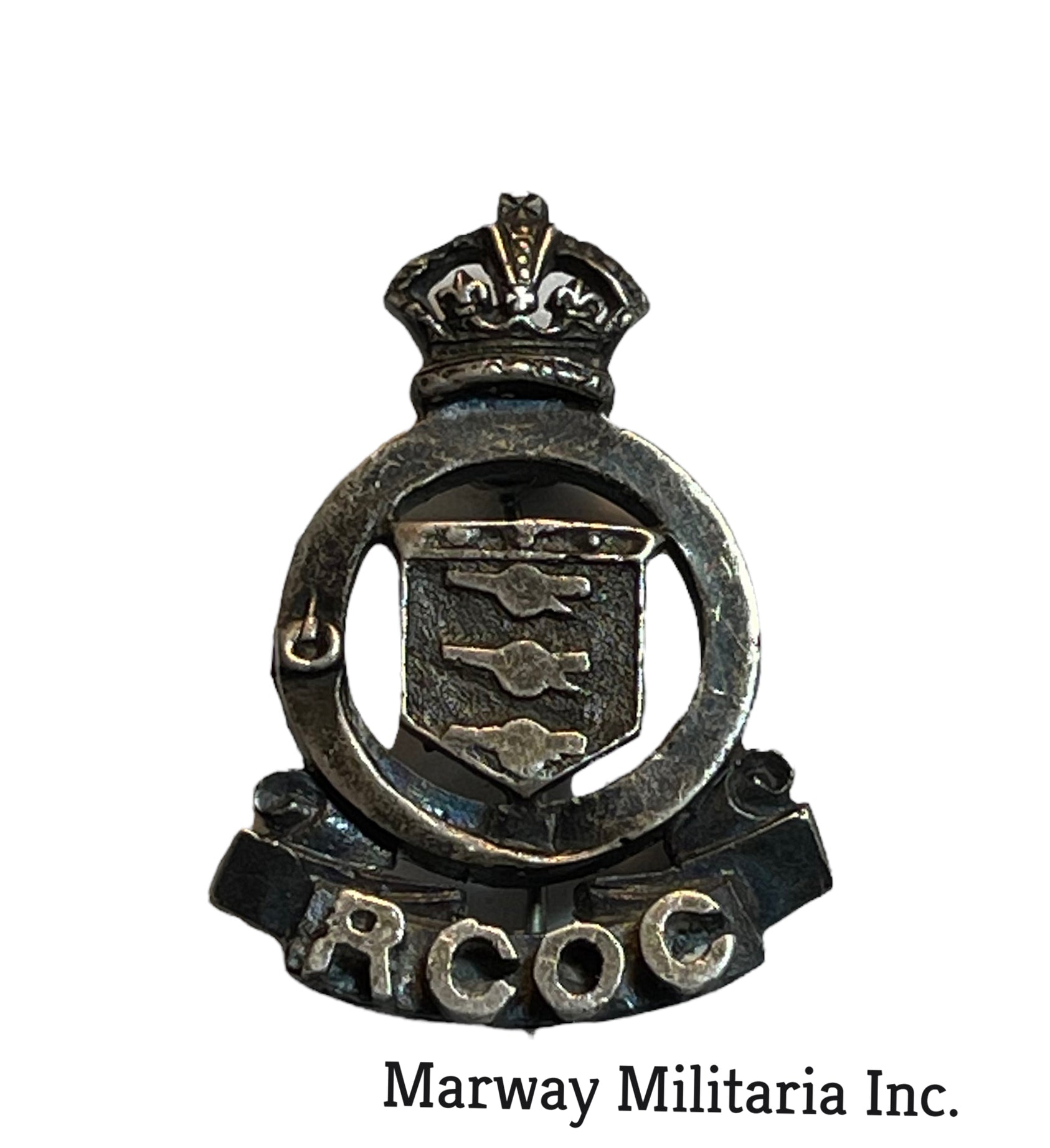 WW2 era RCOC Royal Canadian Ordnance Corps Sweetheart Pin – Marway ...