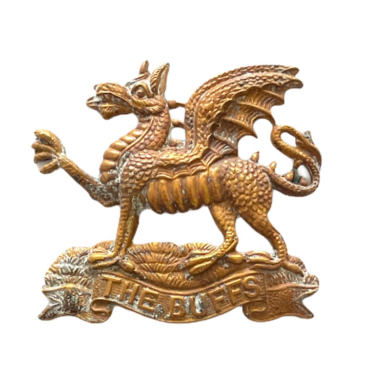WW2 British The Buffs Regiment Cap Badge – Marway Militaria Inc ...