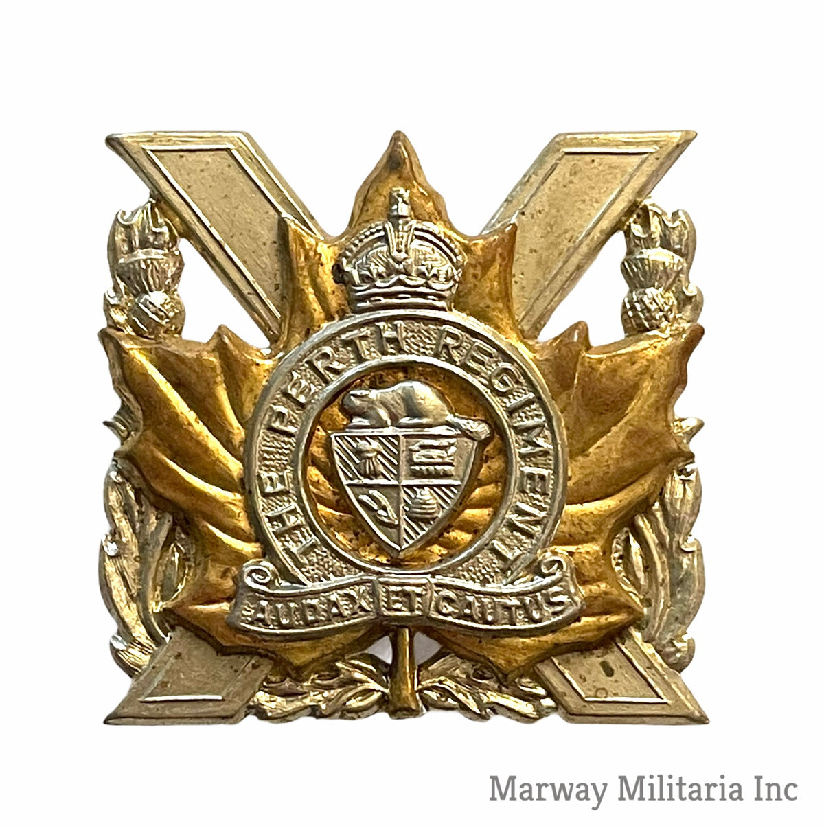 Perth Regiment Cap Badge – Marway Militaria Inc & Winnipeg Army Surplus