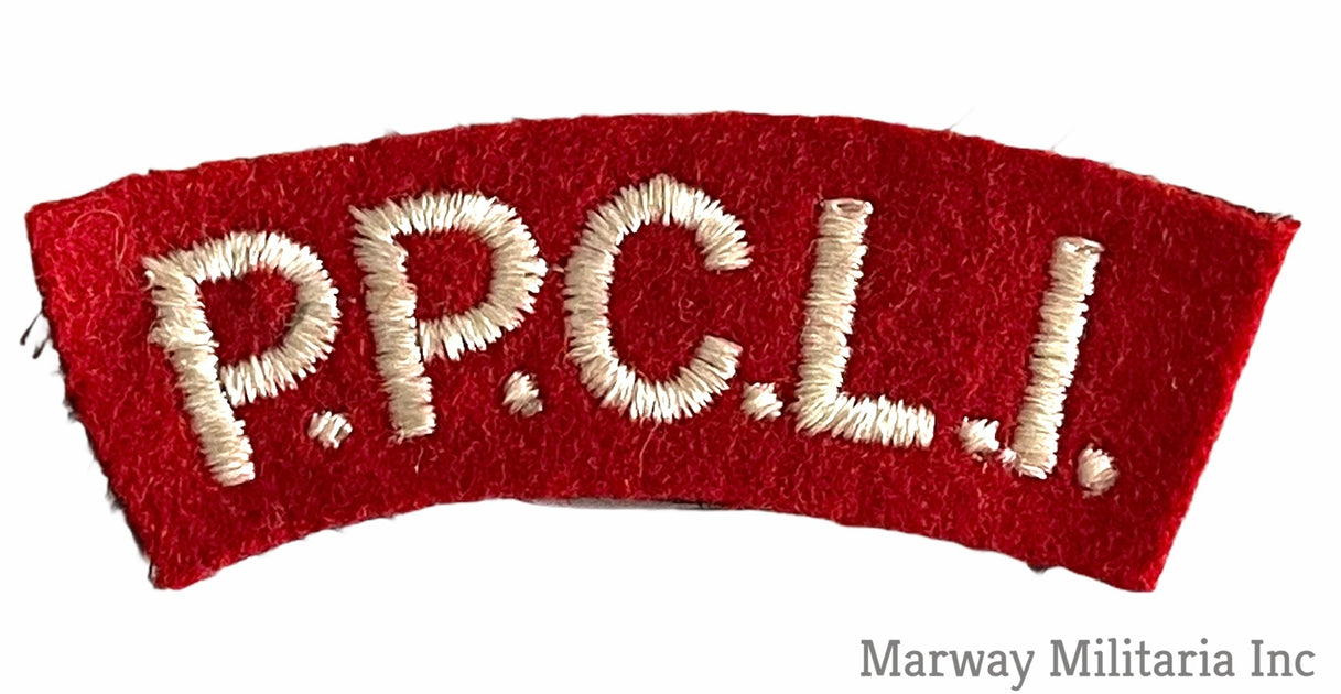 PPCLI Cloth Shoulder Flash – Marway Militaria Inc & Winnipeg Army Surplus