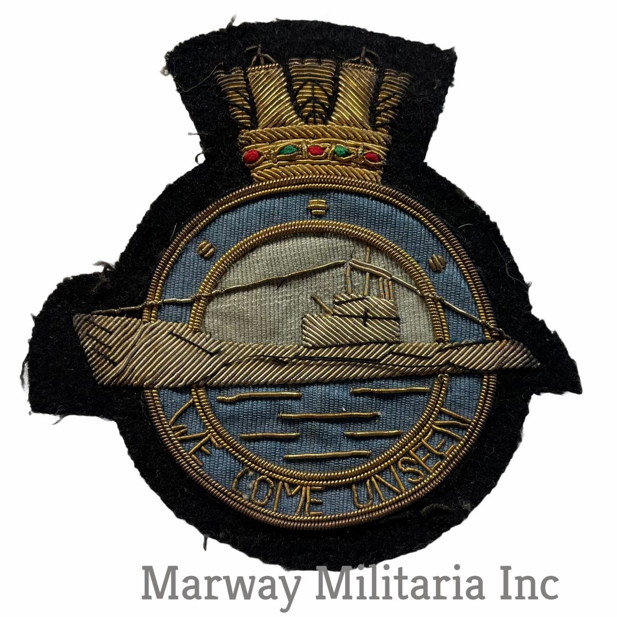 Royal Navy Submarine Service Blazer Crest Patch – Marway Militaria Inc ...