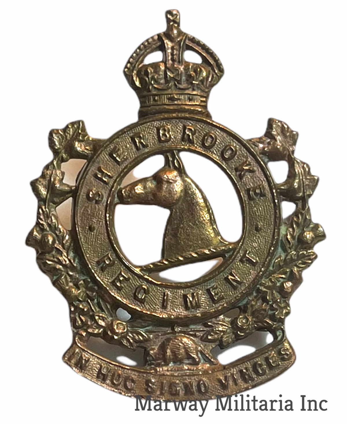 Sherbrooke Regiment Cap Badge – Marway Militaria Inc & Winnipeg Army ...