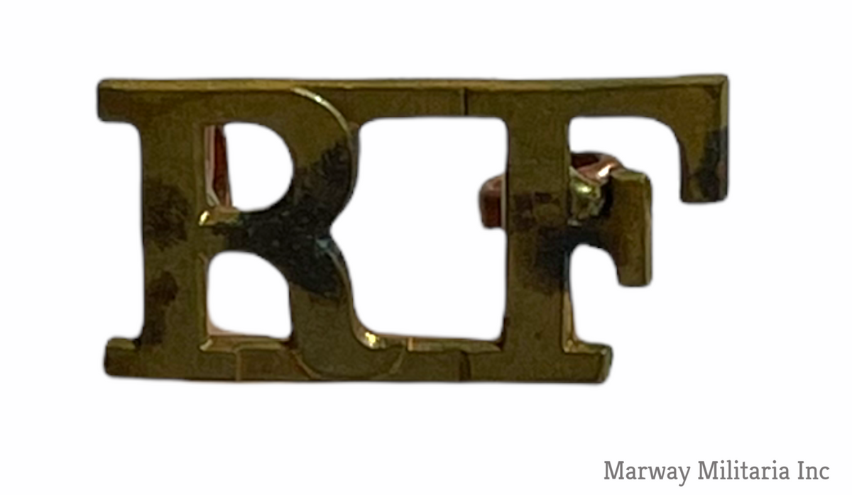 WW1 British RF Shoulder Title Badge – Marway Militaria Inc & Winnipeg ...