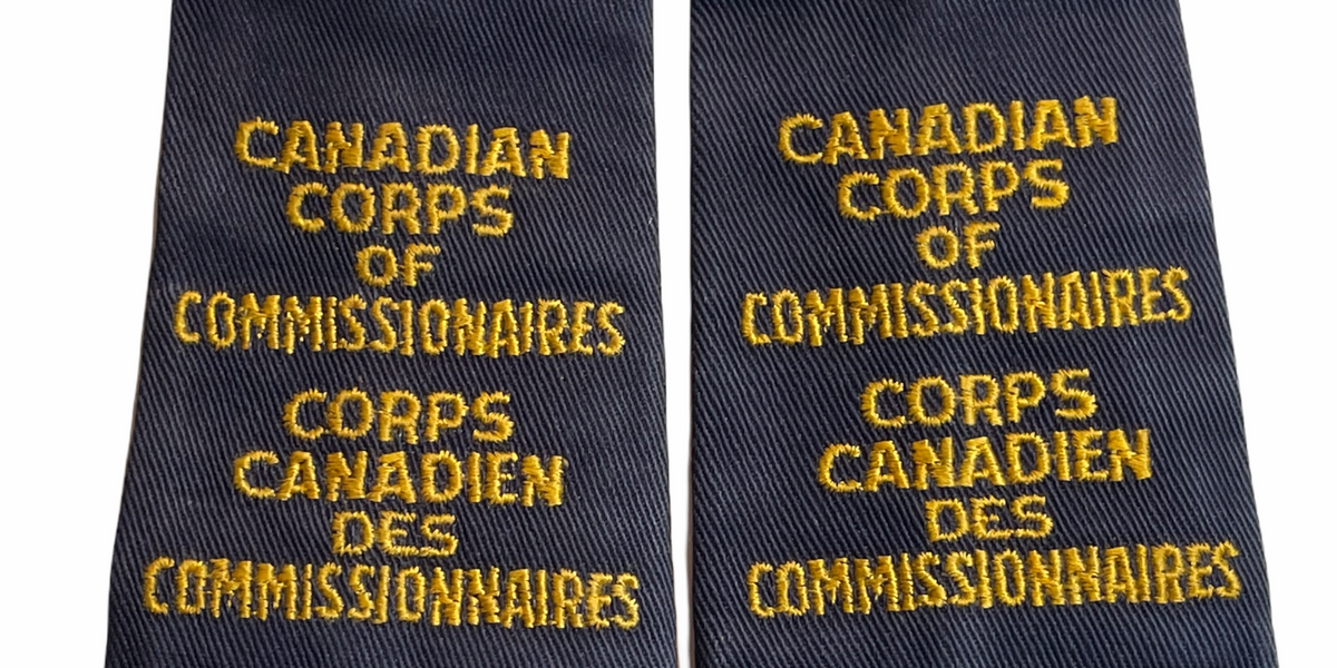 Canadian Corps of Commissionaires Rank Insignia Pair – Marway Militaria ...