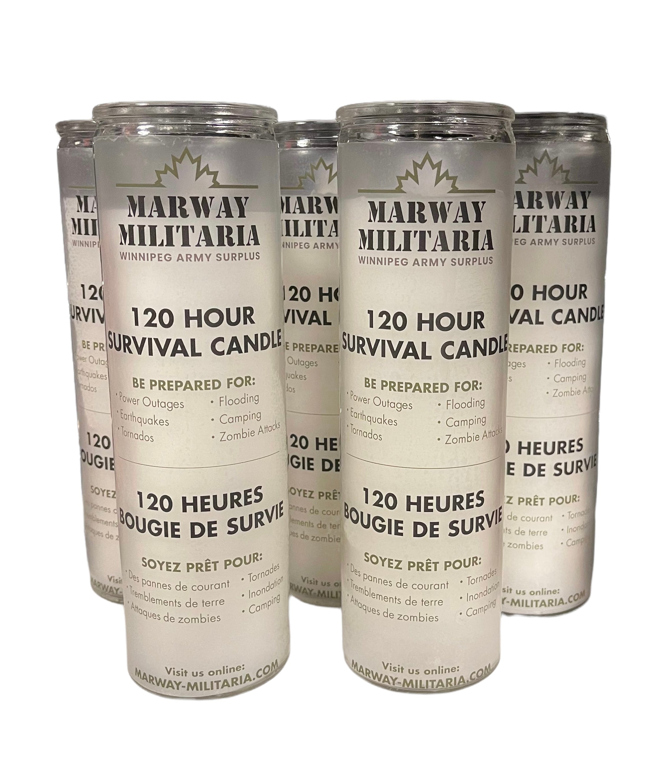 120 Hour Emergency Survival Candle – Marway Militaria Inc & Winnipeg ...